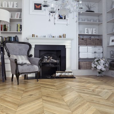 FertigParkiet Chevron Oak Elegance » Jawor-Parkiet